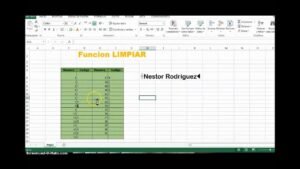 Funcion LIMPIAR en Excel - CURSOSDEEXCEL.COM
